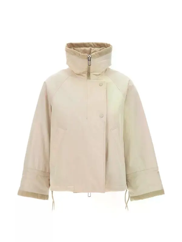 DUNO Maeva Chia Corduroy-trim Jacket - Neutrals