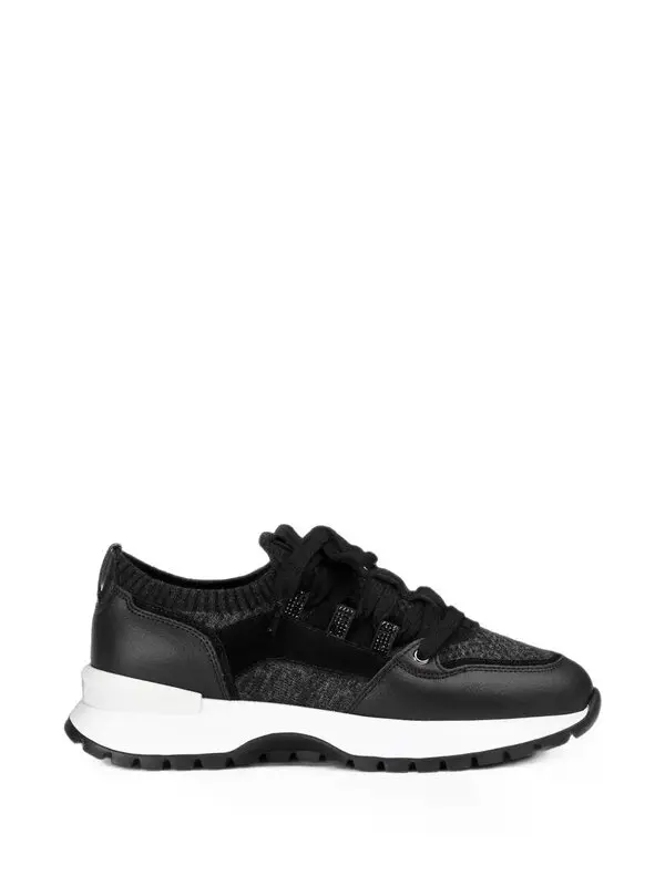 DOUCAL'S Panelled Leather Sneakers
