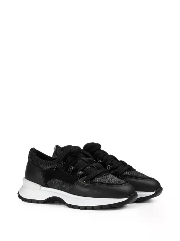 DOUCAL'S Panelled Leather Sneakers