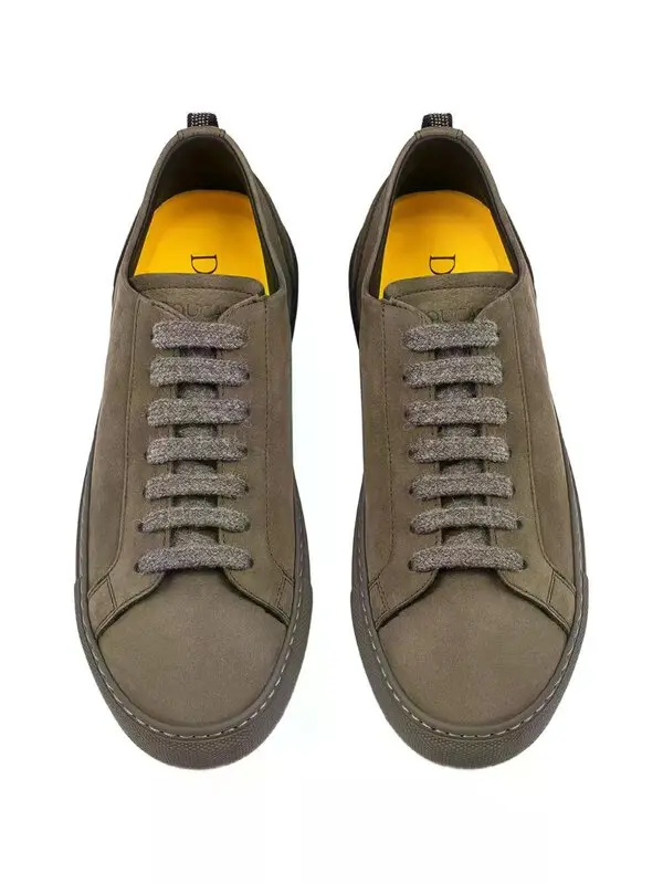 DOUCAL'S Leather Lace-up Sneakers
