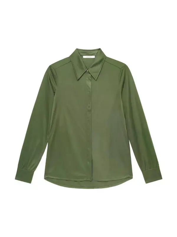 Malìparmi Concealed-button Jersey Shirt