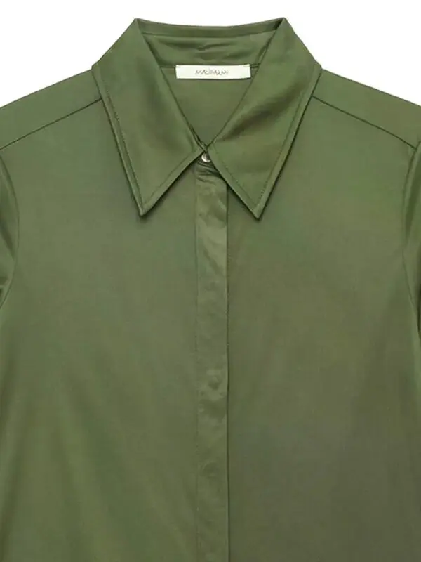 Malìparmi Concealed-button Jersey Shirt