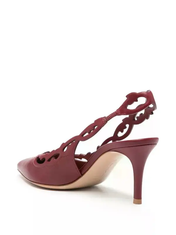 GIANVITO ROSSI Cut-out Slingback Heeled Pumps