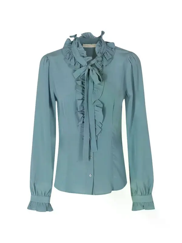 Ulla Johnson Catroux Ruffled Silk Blouse