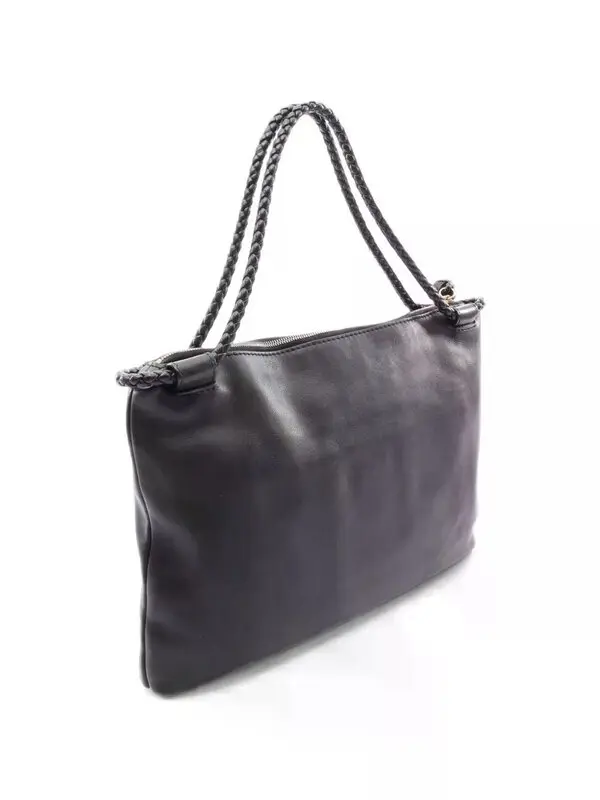 Gucci 2010s Woven Tassel Tote Bag