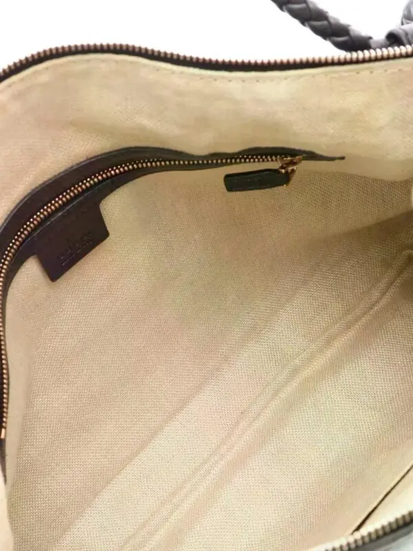 Gucci 2010s Woven Tassel Tote Bag