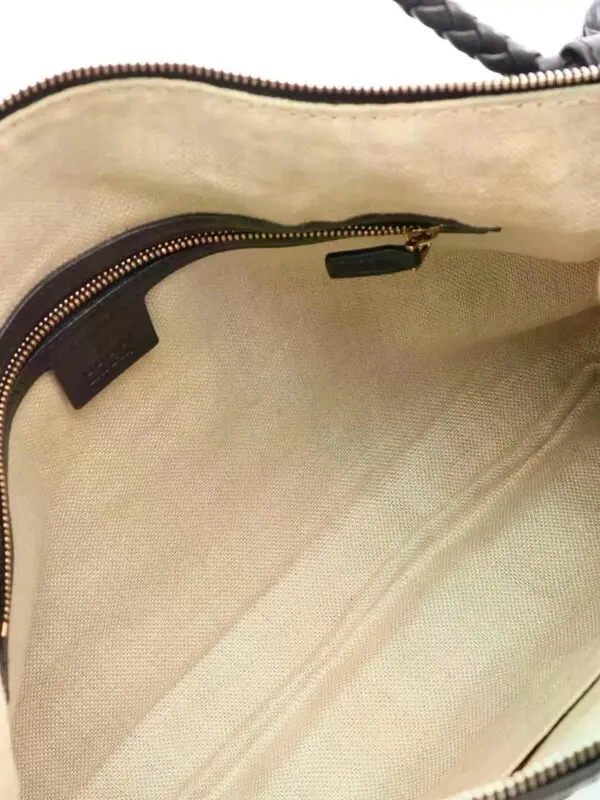 Gucci 2010s Woven Tassel Tote Bag