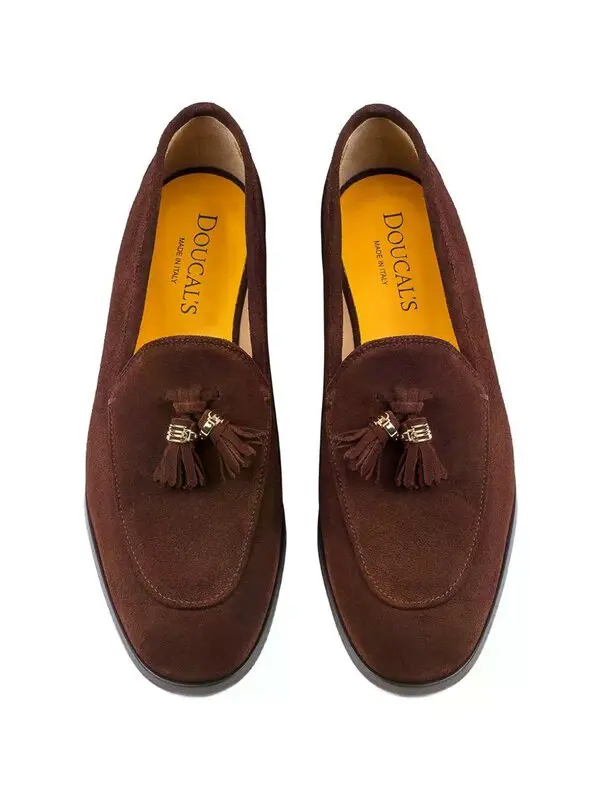 DOUCAL'S Tassel-detail Suede Loafers