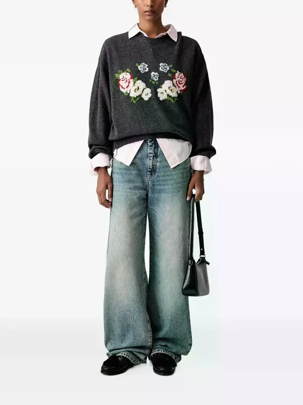 Stine Goya Floral-intarsia Sweater
