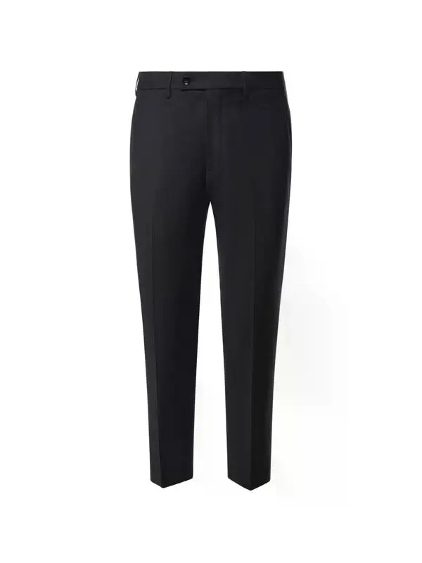 MICHAEL COAL Pressed-crease Tailored Trousers