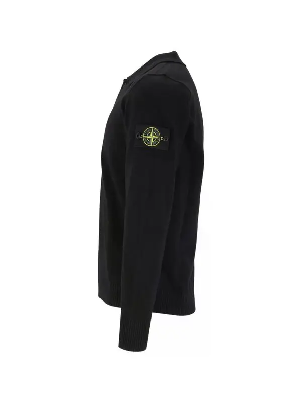 Stone Island 5100018 Light Rws Geelong Wool Jumper - Black