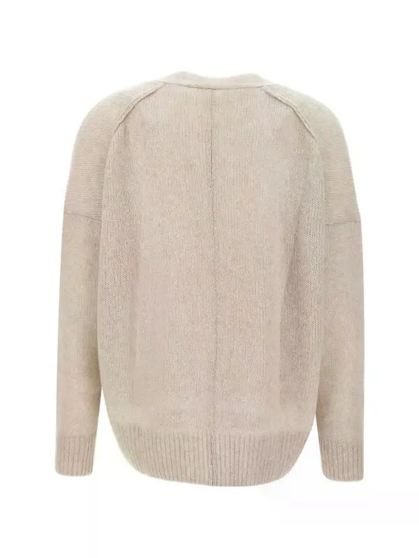 Hemisphere V-neck Oversized Cardigan