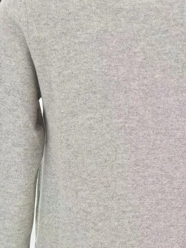 KANGRA Side-slit Sweater - Grey
