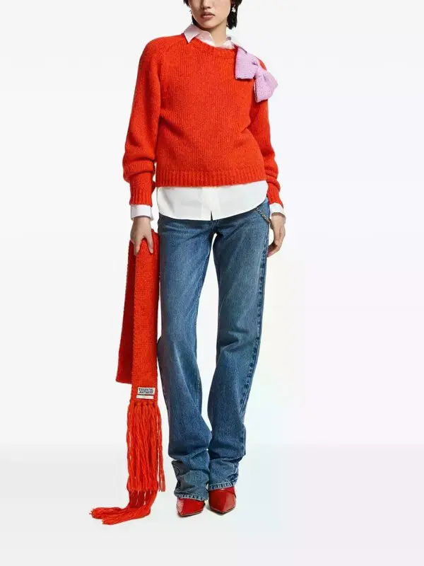 Essentiel Antwerp Kollier Bow-embellished Sweater