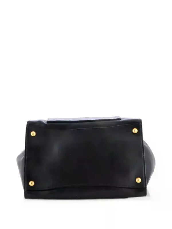 Prada Front Pocket Wing Convertible Soft Calf Tote Bag