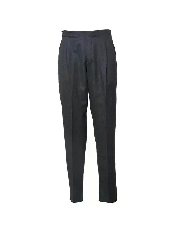 Caruso Buckled-waist Pleated Trousers