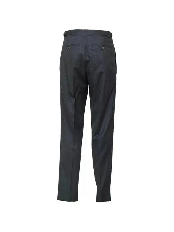 Caruso Buckled-waist Pleated Trousers