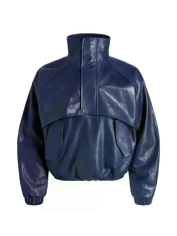 Public School Dekalb Leather Hoodie