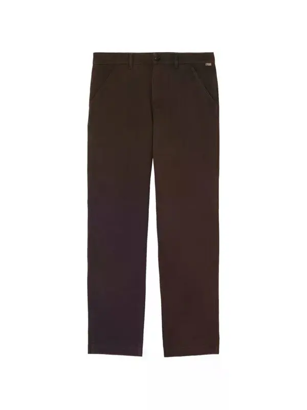 Burberry Cotton Twill Chinos - Brown