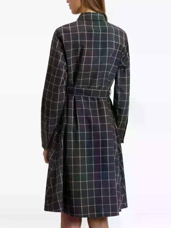 Woolrich Checked Flannel Midi Dress
