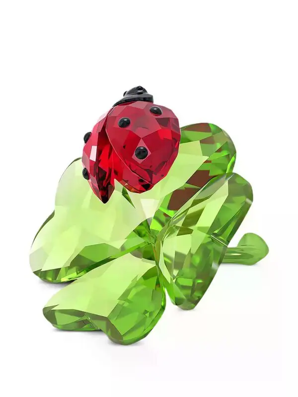 SWAROVSKI Idyllia Ladybug And Clover Ornament