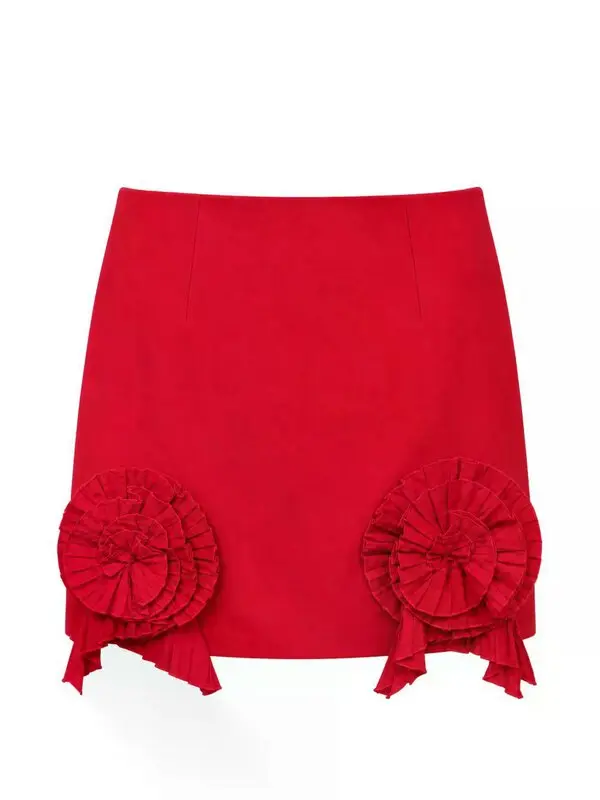 Blumarine Rosette-embellished Mini Skirt