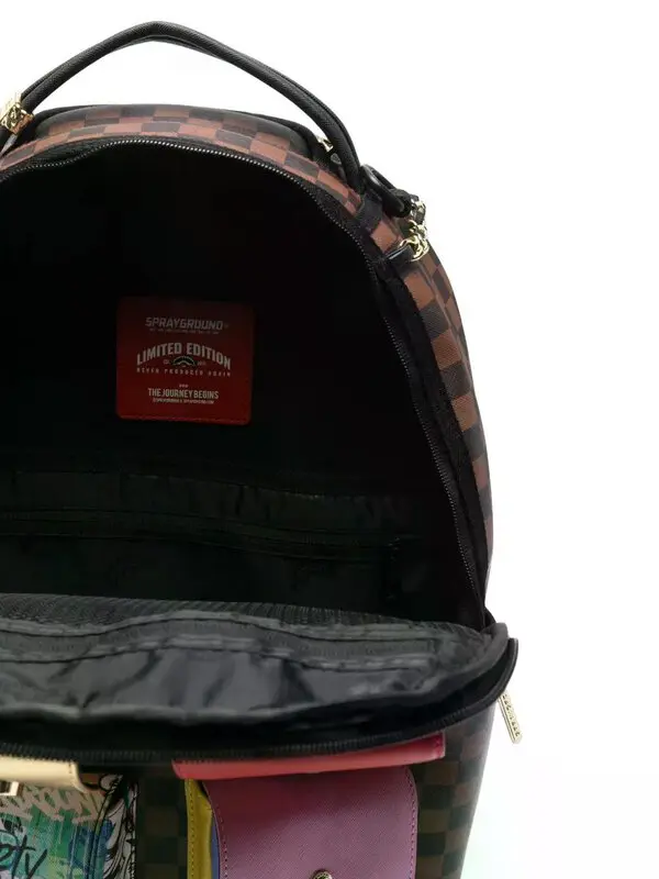 SPRAYGROUND Check-pattern Chain-link Backpack