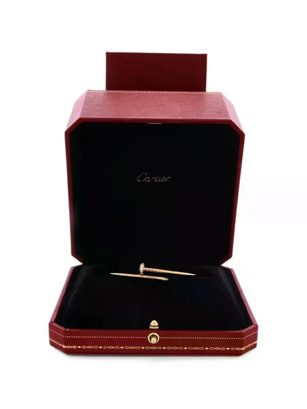 Cartier Juste Un Clou 18k Rose Gold With Diamonds Small Bracelet - Pink