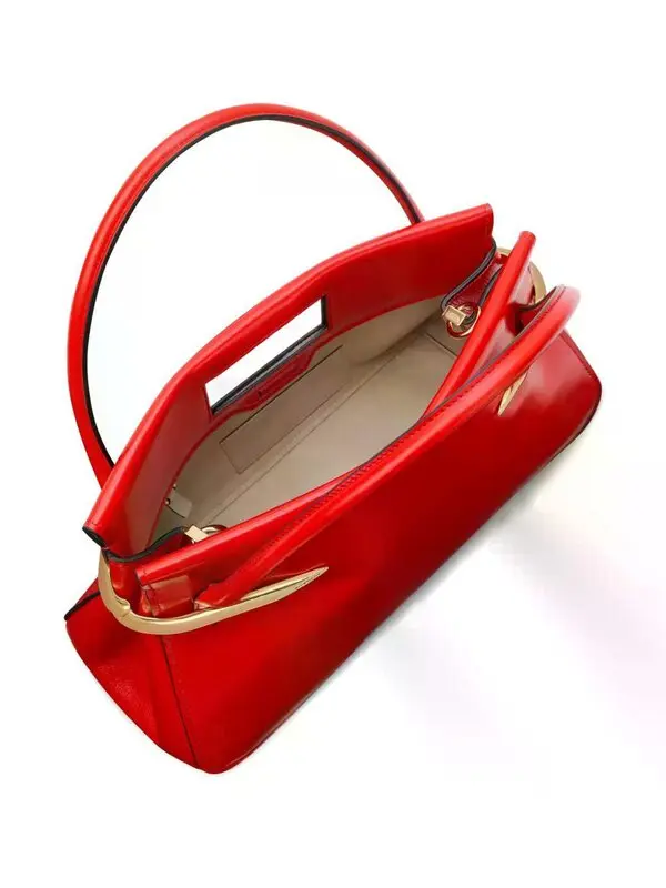 Givenchy Medium Pinch Bag In Leather - Red