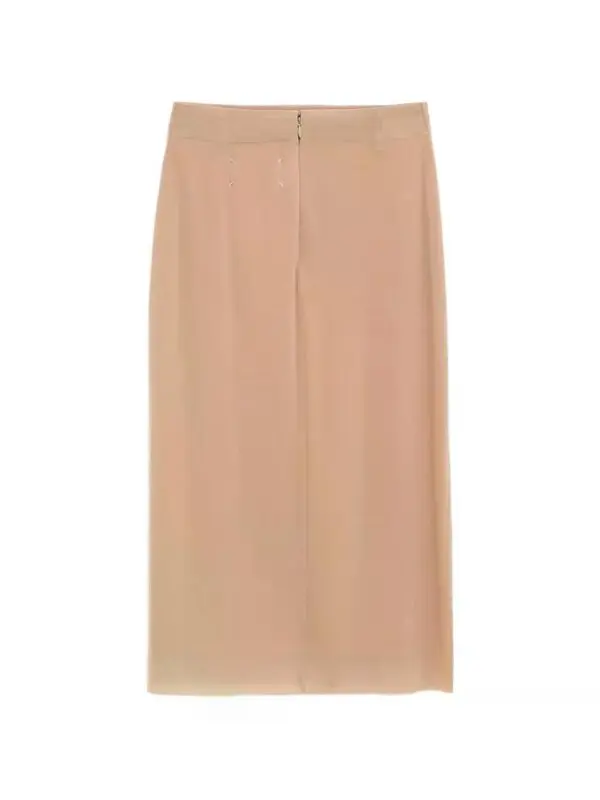 MAISON MARGIELA Four-stitch Midi Skirt - Neutrals