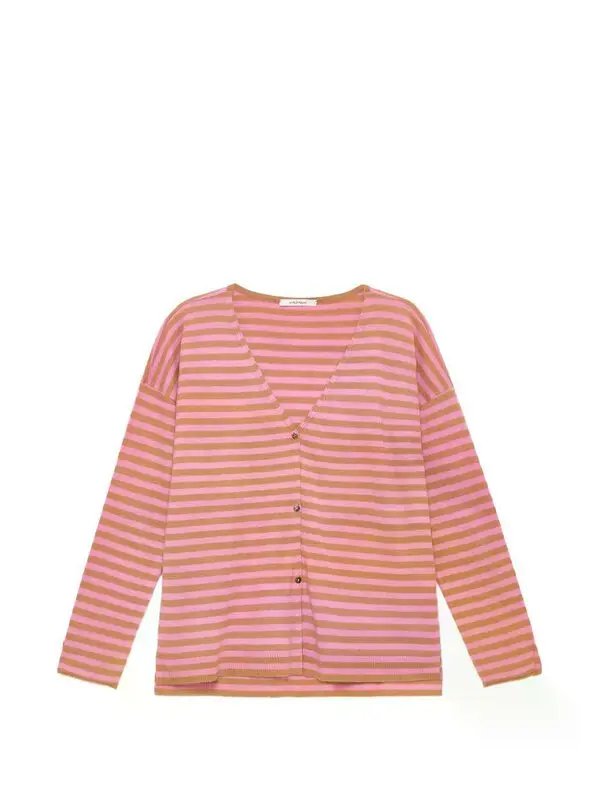 Malìparmi Striped Cardigan - Pink