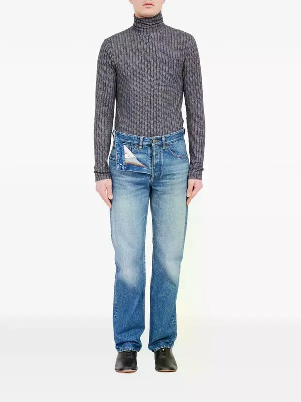 MAISON MARGIELA Belt-loop Straight-leg Jeans