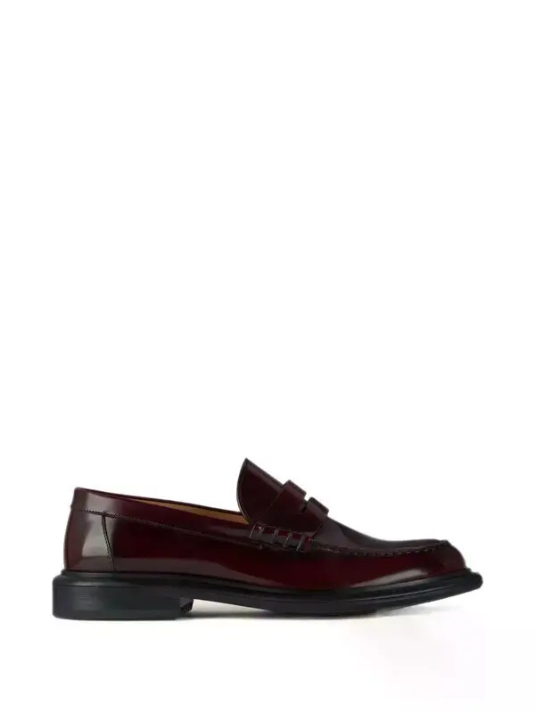 Givenchy Gent Loafers In Brushed Leather