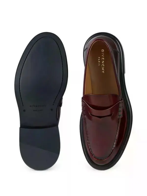 Givenchy Gent Loafers In Brushed Leather