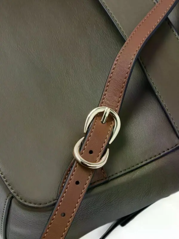 PIQUADRO Suede Leather Backpack
