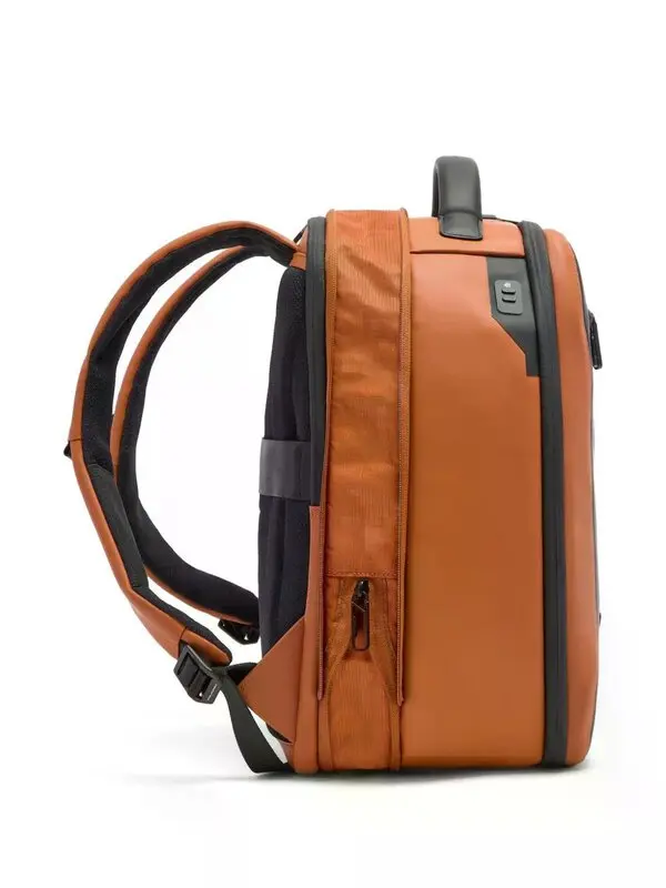 PIQUADRO Logo-plaque Panelled Backpack