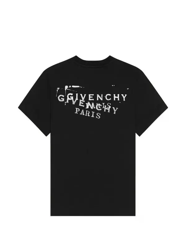 Givenchy T-shirt In Cotton With Stamp Print