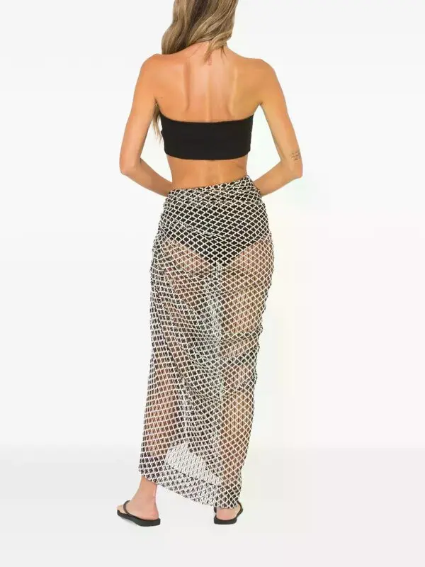 JBQ Sorrento Mesh Wrap Maxi Skirt