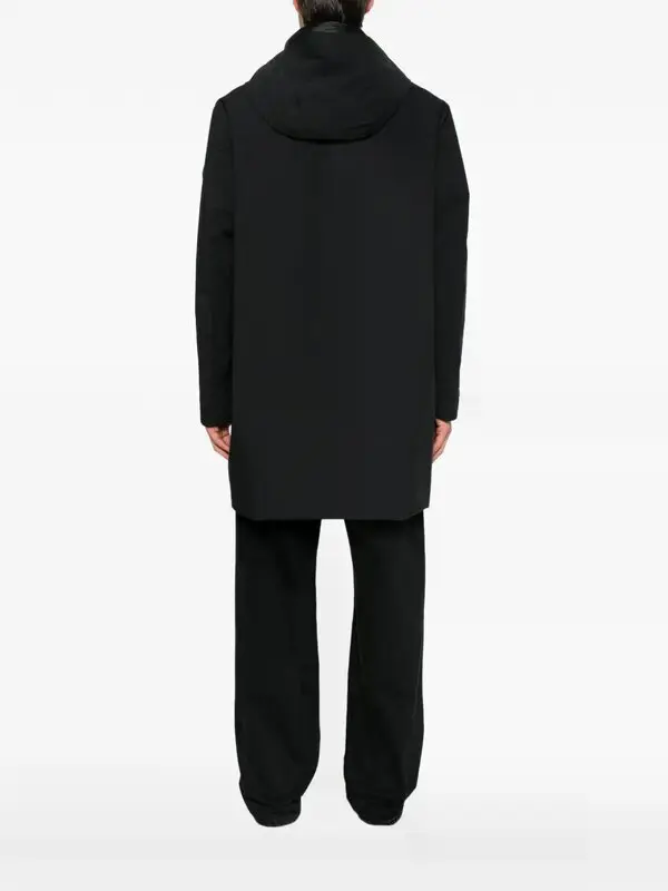 Moncler Logo-patch Hooded Parka Coat