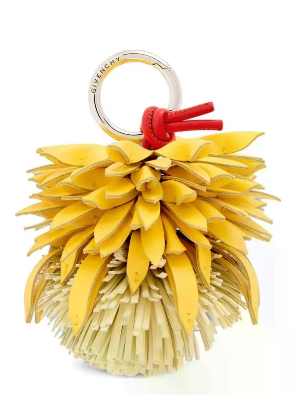 Givenchy Bicolor Thistle Charm In Nappa Leather
