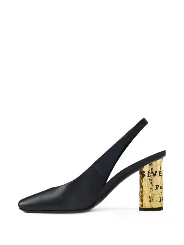Givenchy Tape Slingbacks In Leather