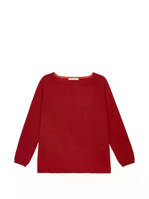 Malìparmi Raglan-sleeve Wool Sweater - Red