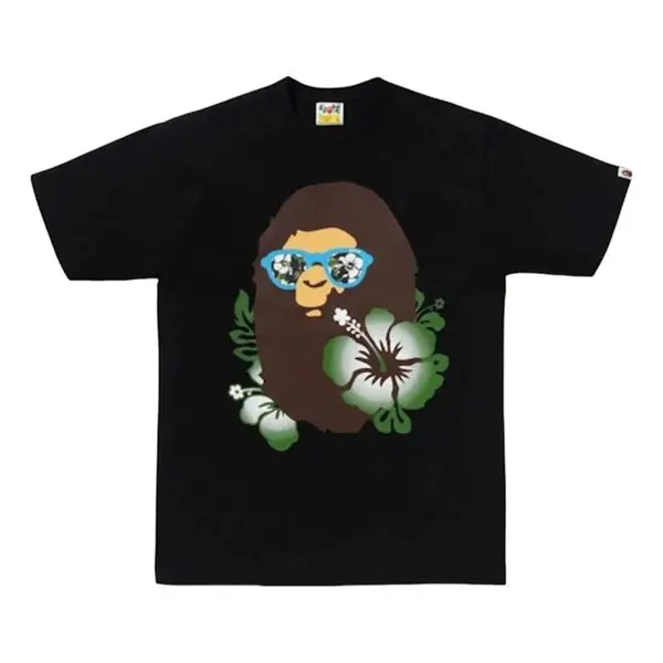 A BATHING APE Abc Resort Camo Ape Head T-shirt