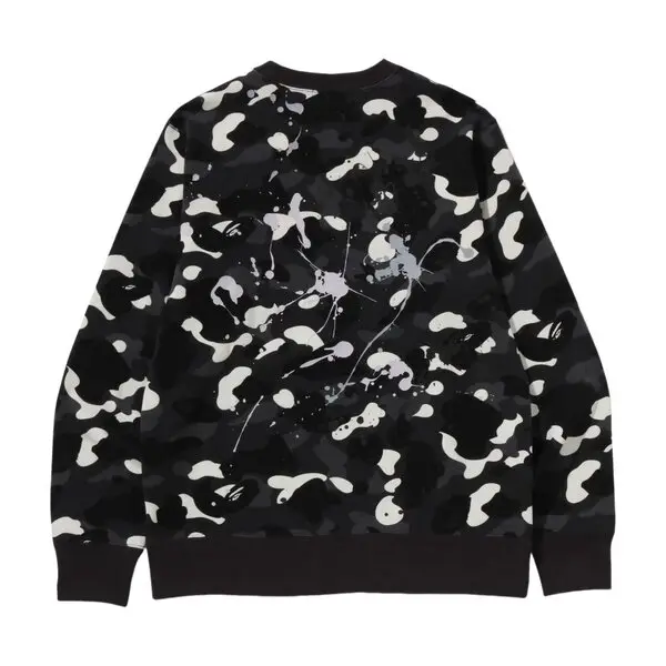 A BATHING APE City Camo Painting Crewneck Sweatshirt