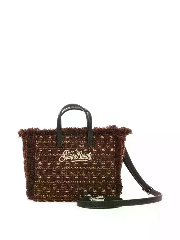 MC2 SAINT BARTH Mini Sequin-embellished Fringed Tote Bag
