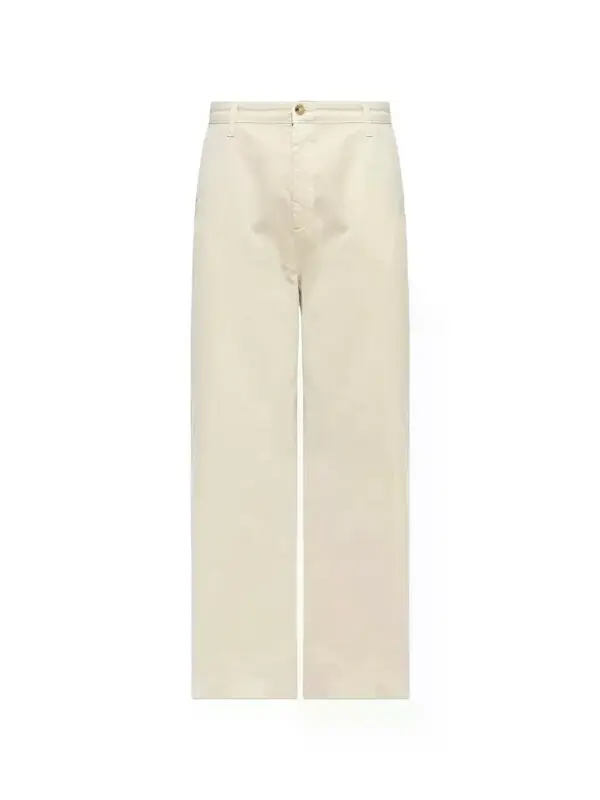 FRAME Belt-loop Straight-leg Chino Trousers