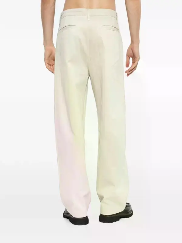 FRAME Belt-loop Straight-leg Chino Trousers