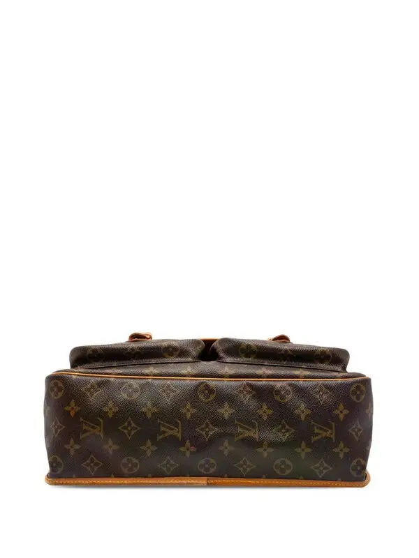 LOUIS VUITTON 1980-1990 Monogram Sac Gibeciere Mm Business Bag