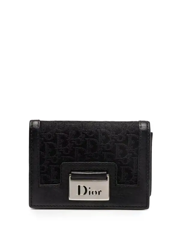 Dior 2005 Diorissimo Trotter Canvas Street Chic Wallet Small Wallets
