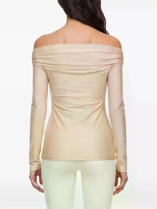 Andamane Off-shoulder Ruched-detail Top